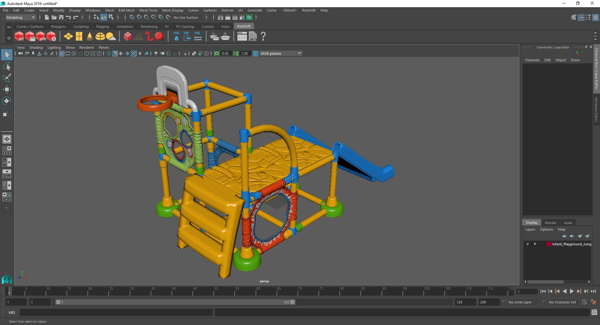 Infant Playground Jungle Gym Model - TurboSquid 2006712