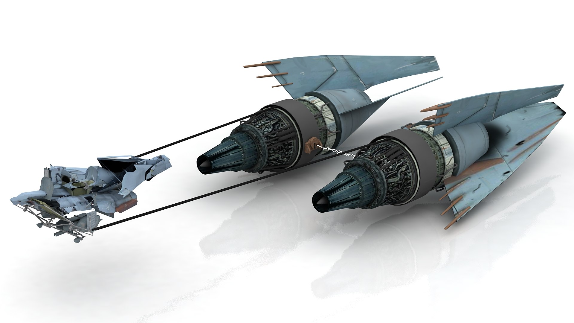 3D ebe racer anakin pod - TurboSquid 1626426