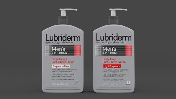 modelo 3d Loción Lubriderm - TurboSquid 2200418