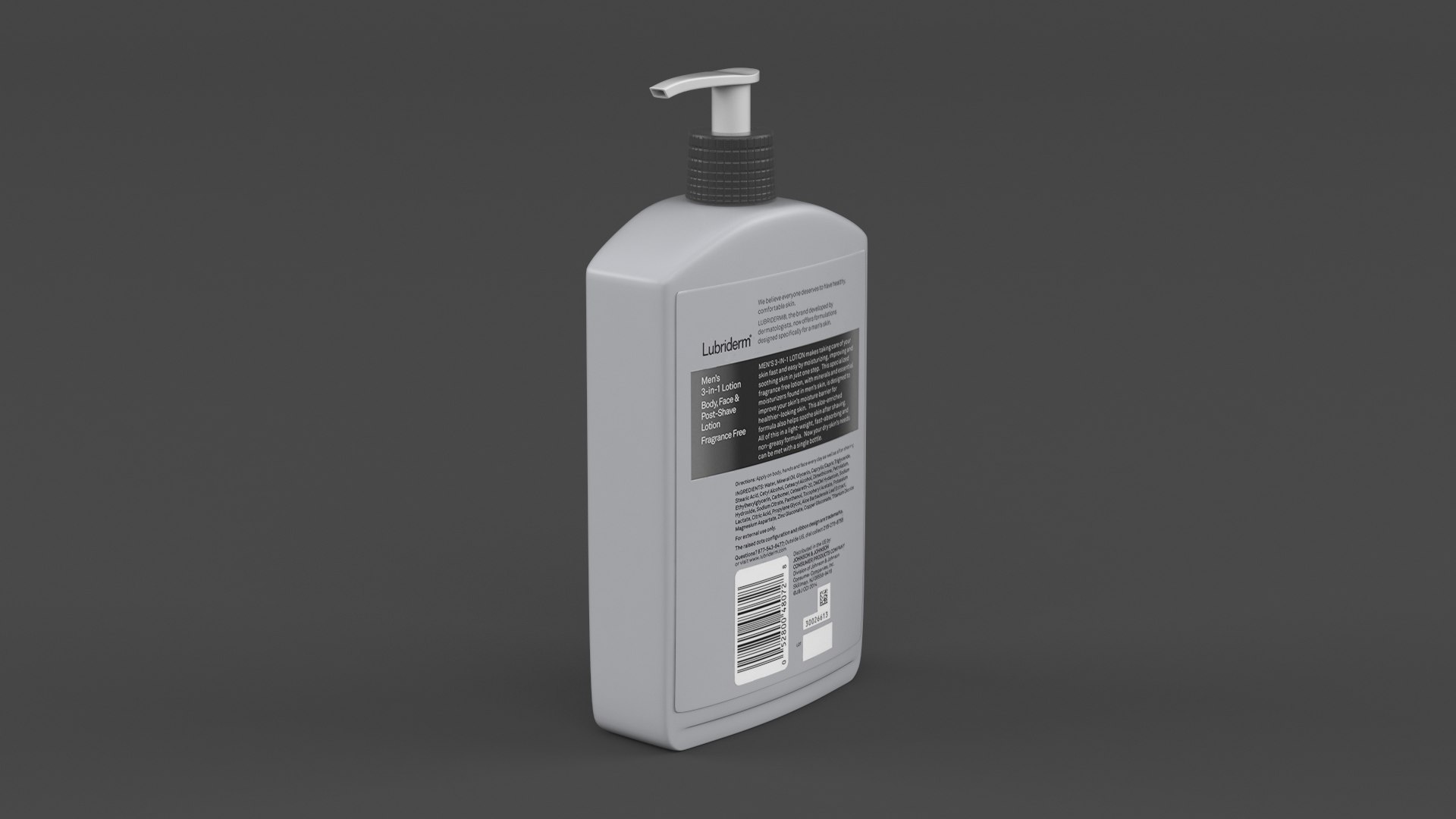 3D Lubriderm Lotion - TurboSquid 2200418