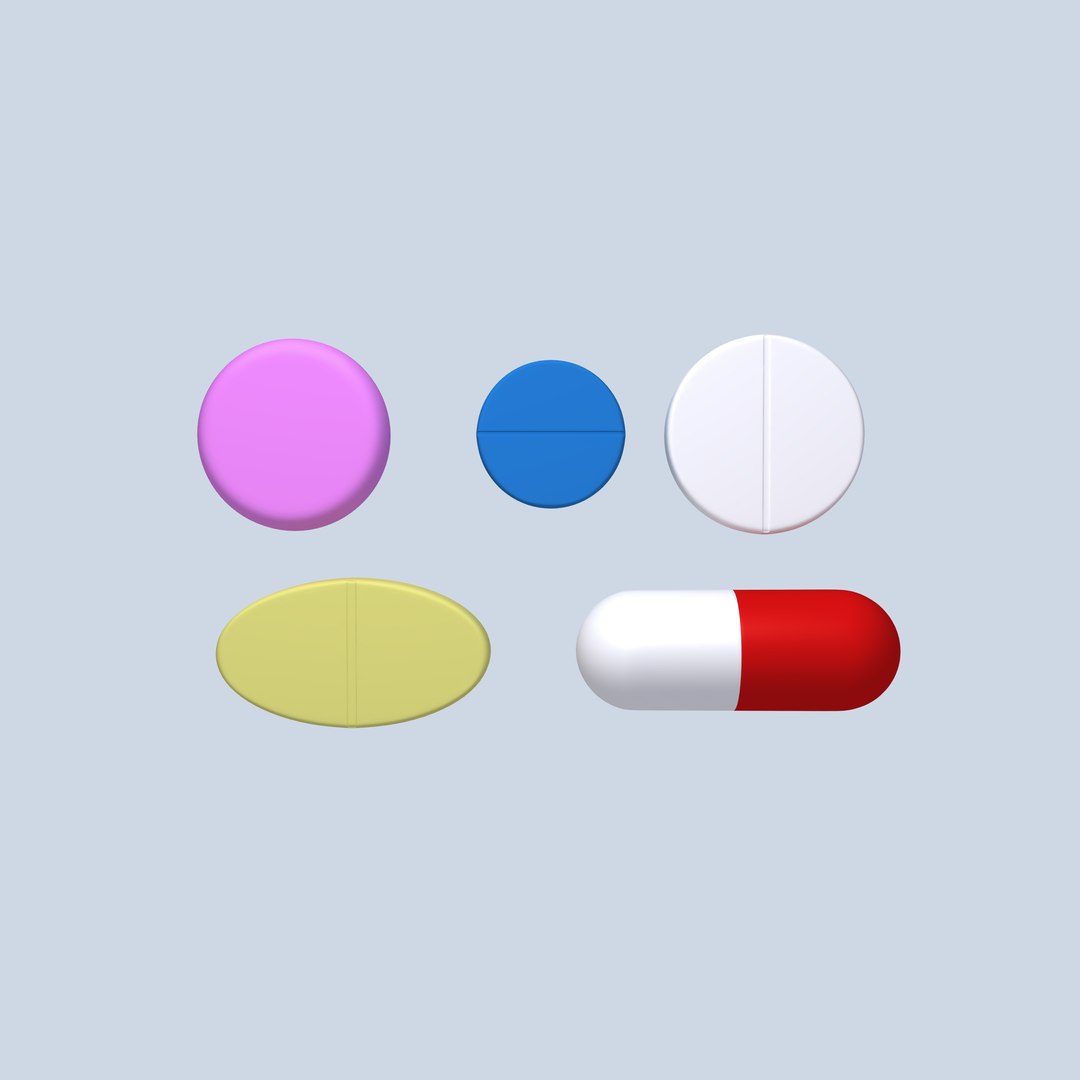 Pill Medicine Drug 3D Model - TurboSquid 1696605