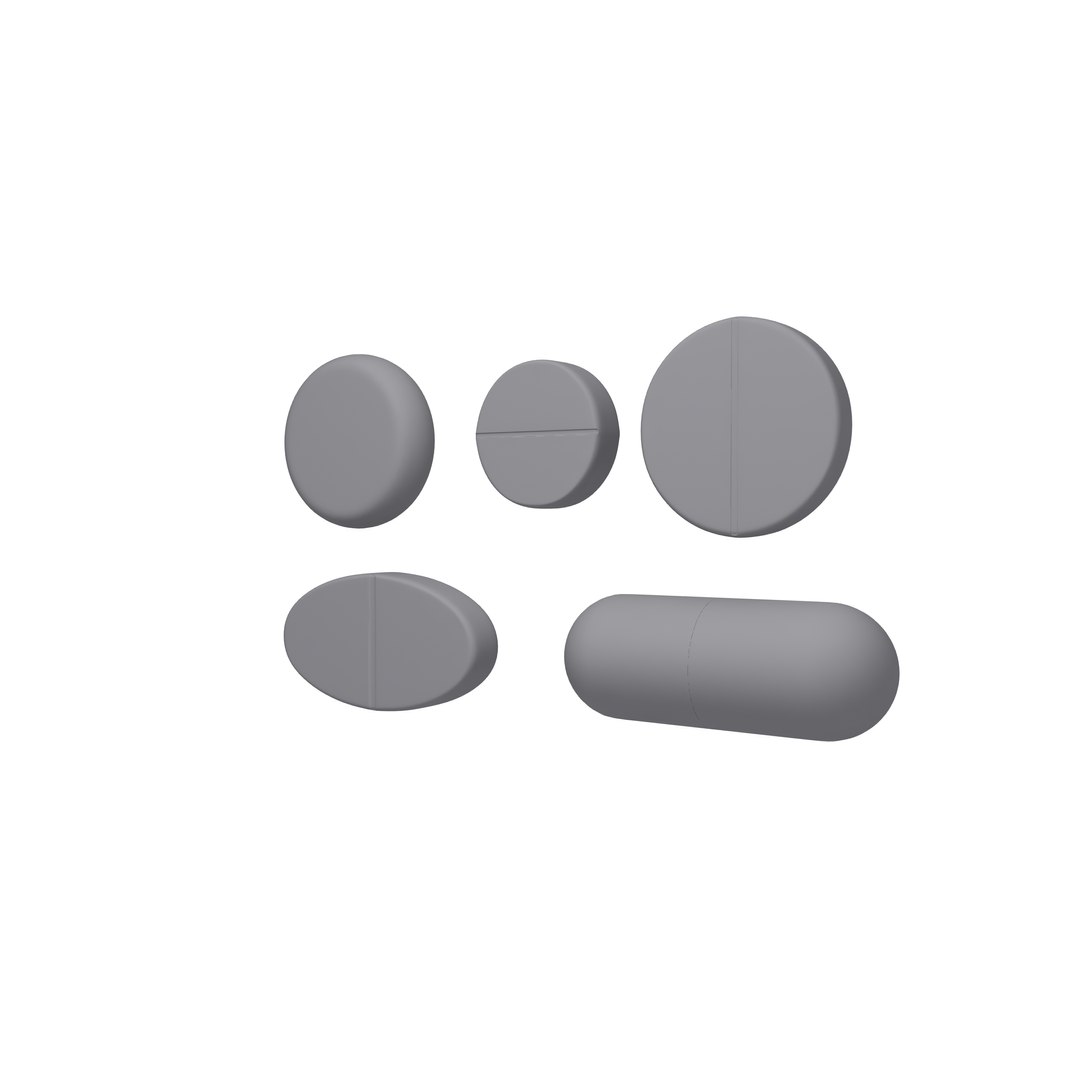 Pill Medicine Drug 3D Model - TurboSquid 1696605