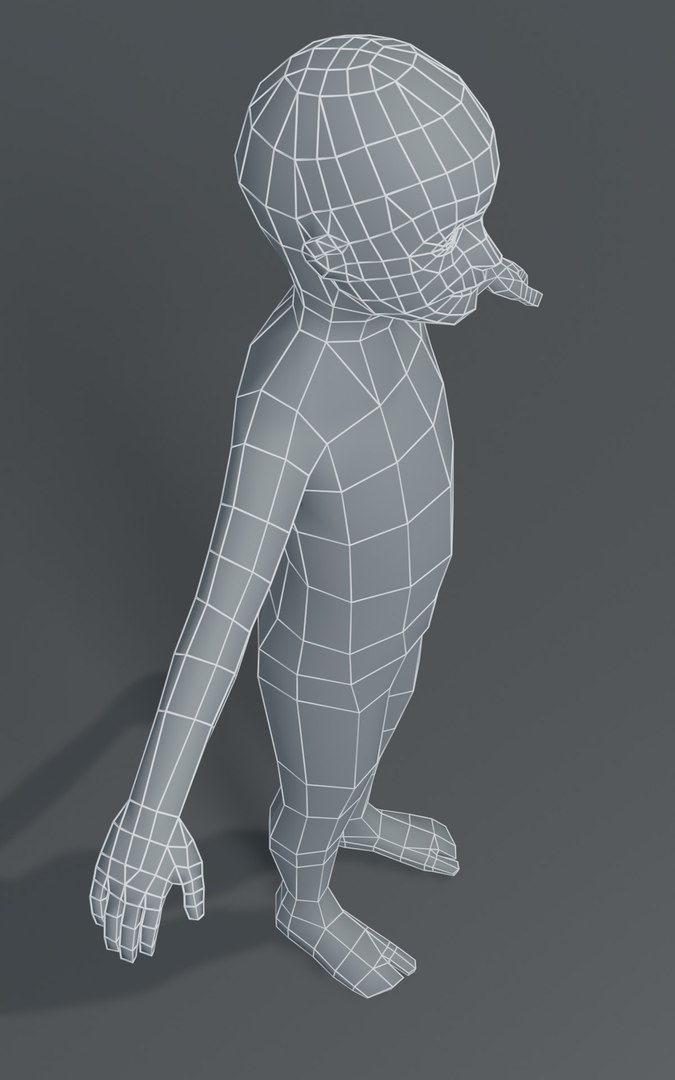 3D Human Body Base Mesh - TurboSquid 1651999