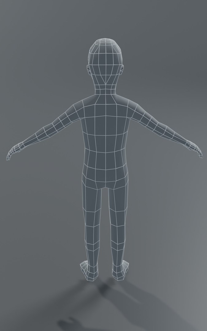 3D Human Body Base Mesh - TurboSquid 1651999