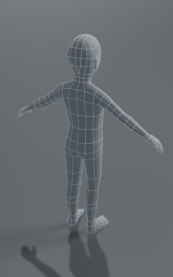 3D Human Body Base Mesh - TurboSquid 1651999