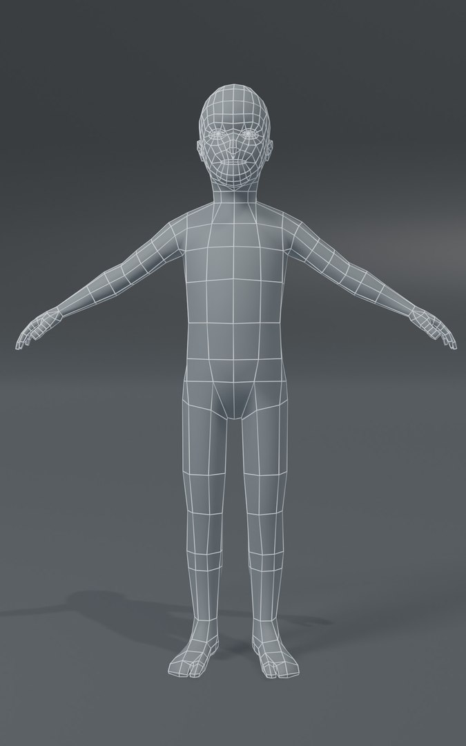3D Human Body Base Mesh - TurboSquid 1651999
