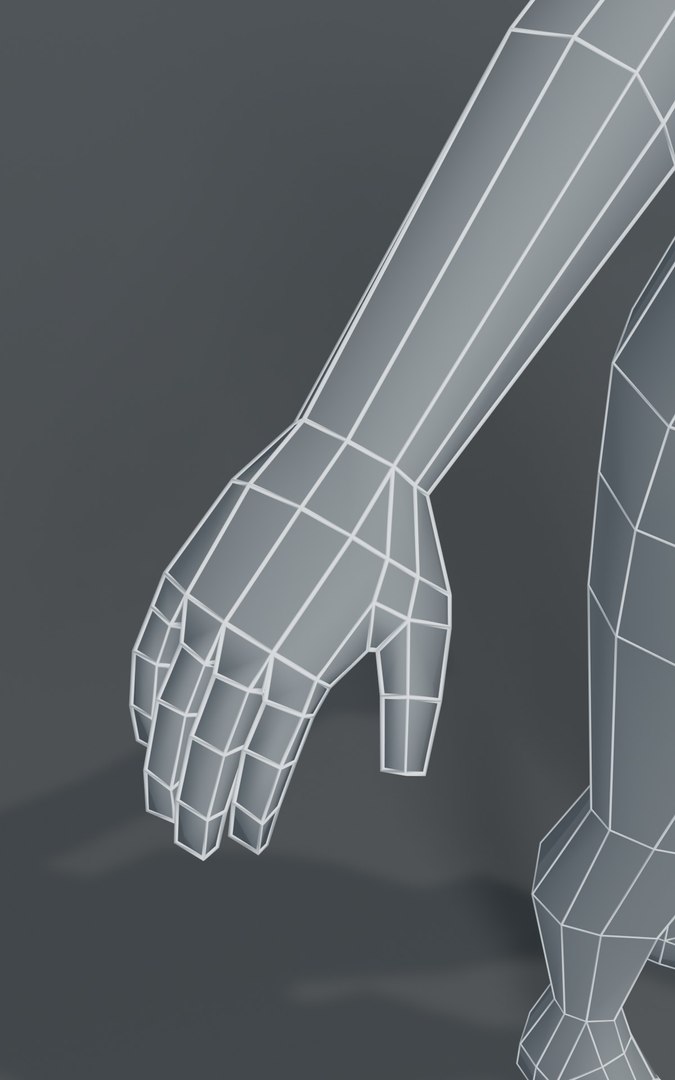 3D Human Body Base Mesh - TurboSquid 1651999
