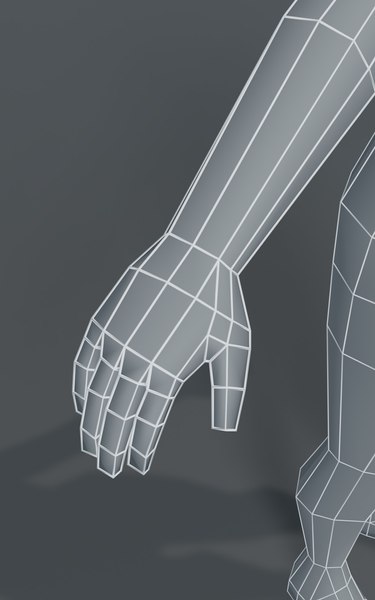 3D human body base mesh - TurboSquid 1651999