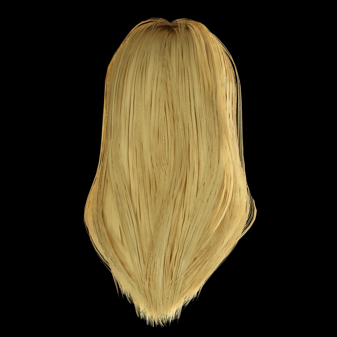 3D Hairstyle Layered Hair Middle - TurboSquid 1592922