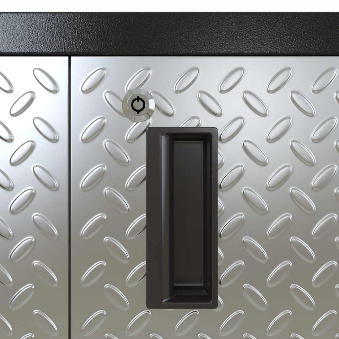 3d Garage Locker Model