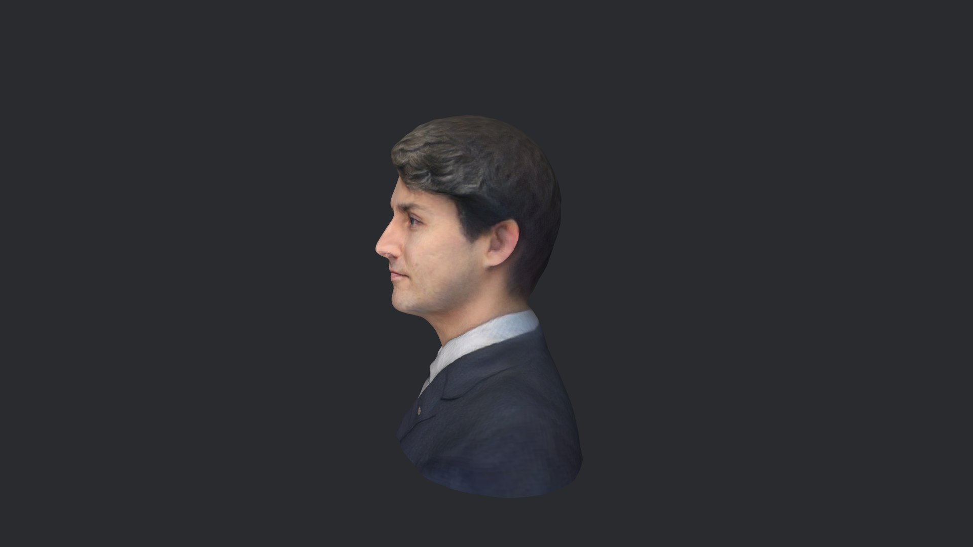 Justin Trudeau-Realistic Bust Head Ready 3D - TurboSquid 1874058