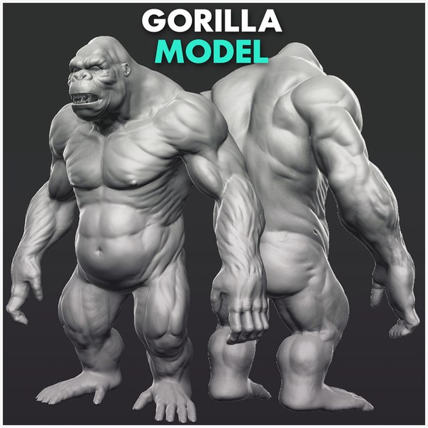 modelo 3d Gorilla 2 - TurboSquid 2096628