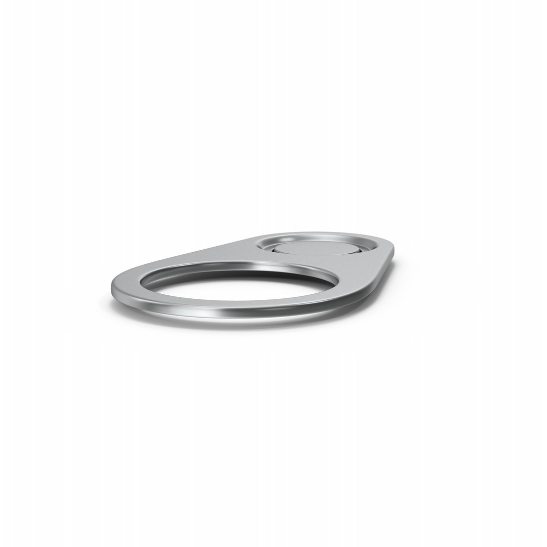 Steel Pull Tab Ring Model - TurboSquid 2243877