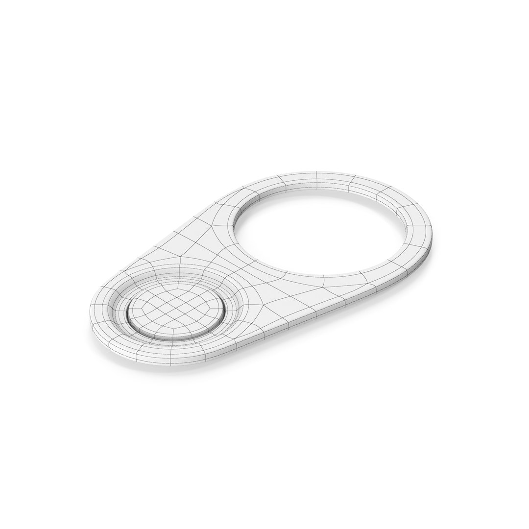 Steel Pull Tab Ring Model - TurboSquid 2243877