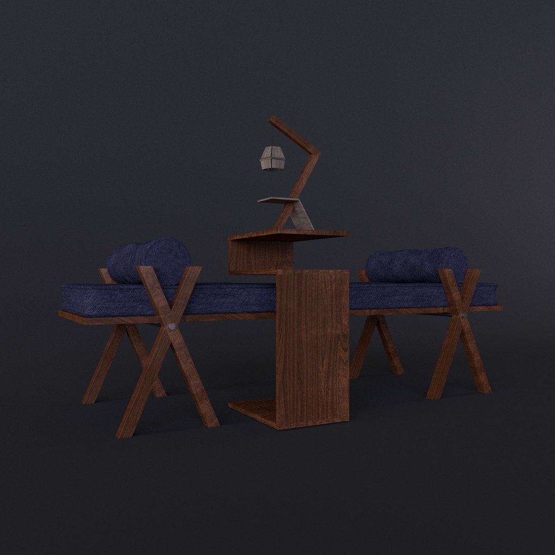 night nightstand 3d model