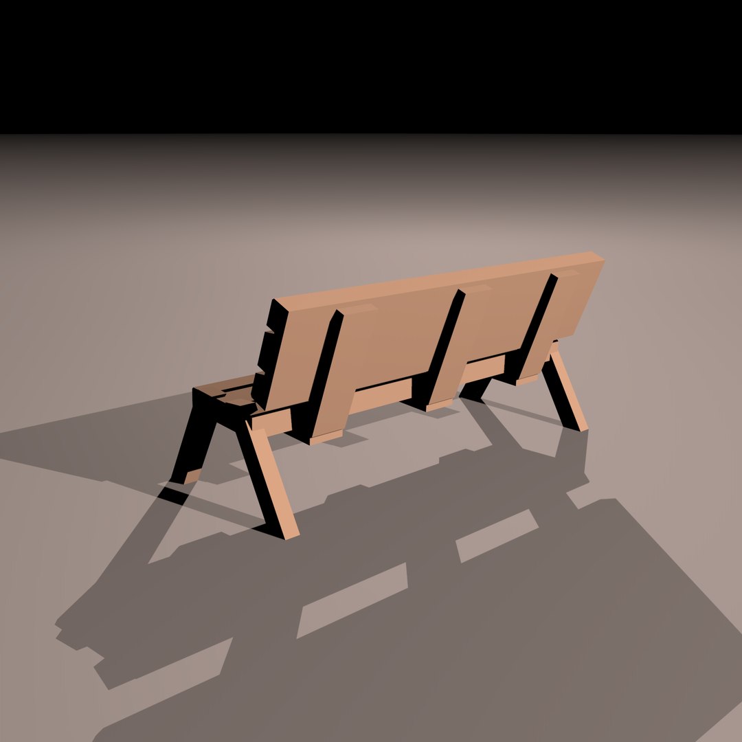 Free Bench Seat Model - TurboSquid 1693546