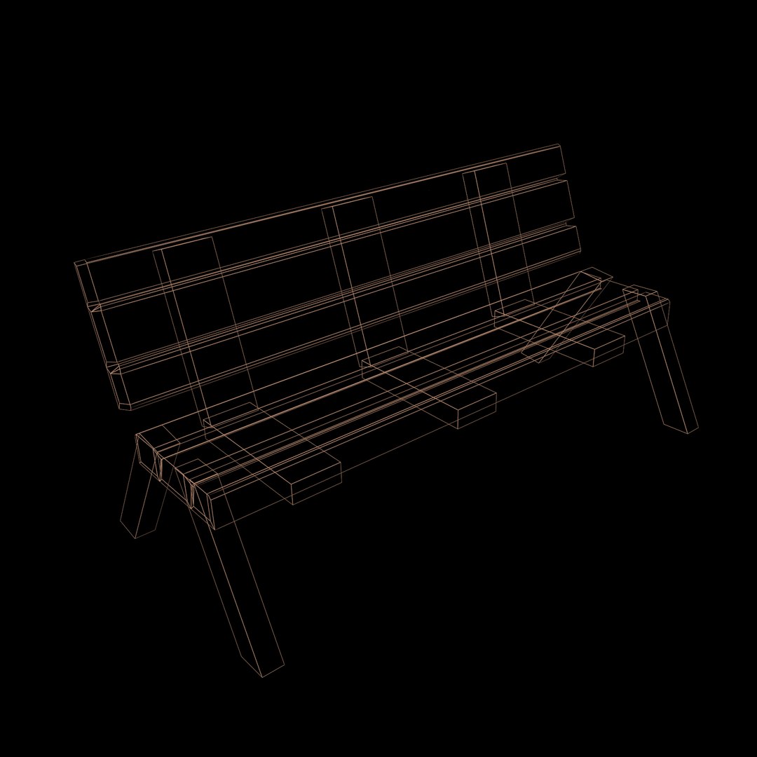 Free Bench Seat Model - TurboSquid 1693546