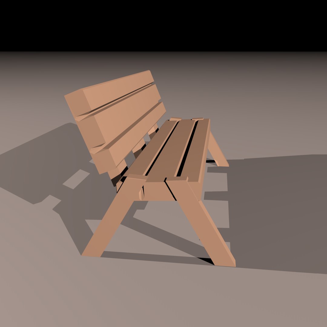 Free Bench Seat Model - TurboSquid 1693546