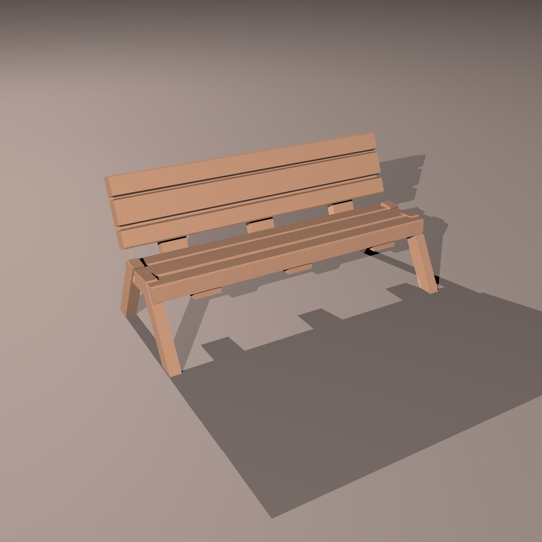 Free Bench Seat Model - TurboSquid 1693546