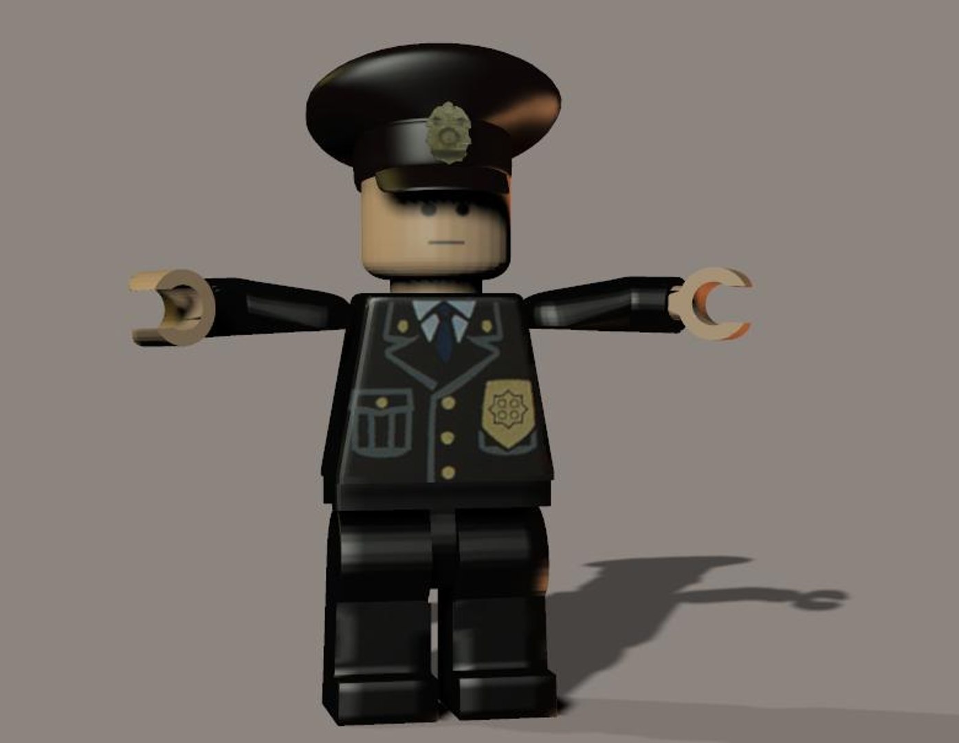 3d poser 7 police