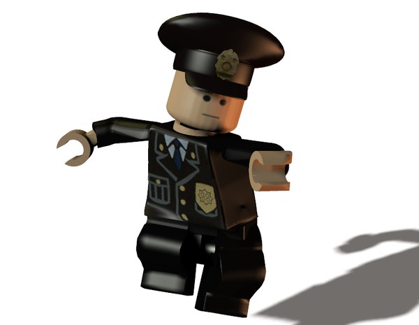 3d poser 7 police