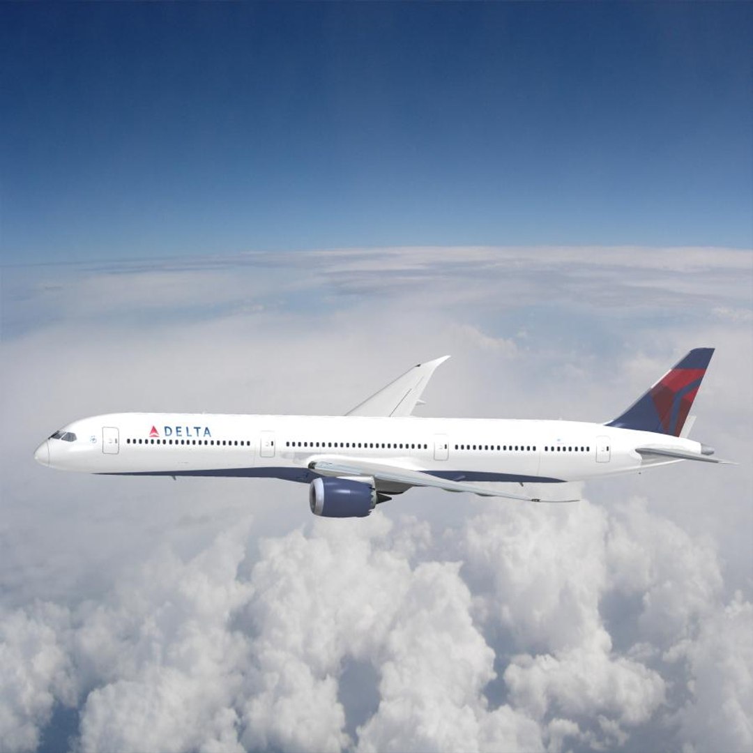 B787-10 Delta Air Lines 3d 3ds