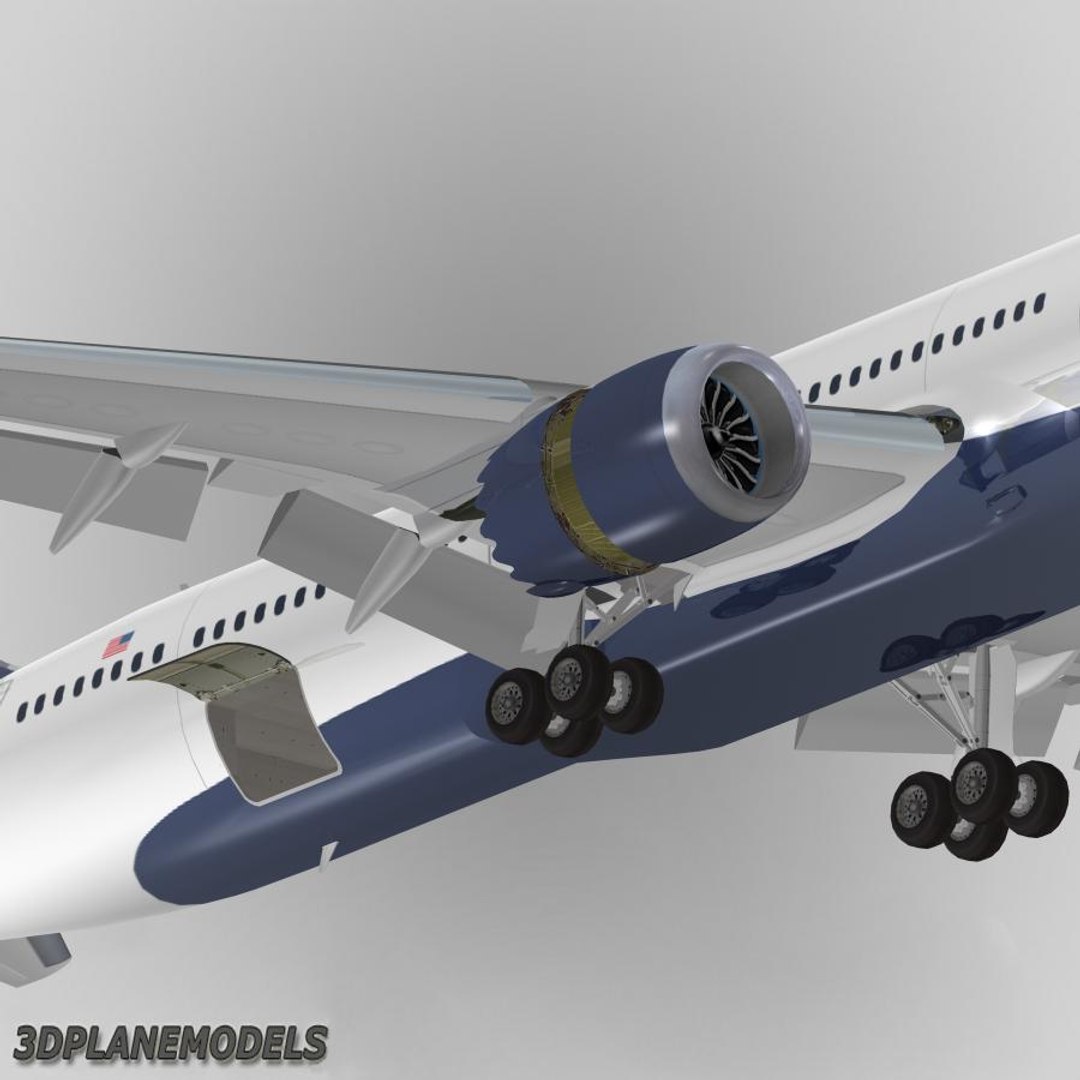 B787-10 Delta Air Lines 3d 3ds