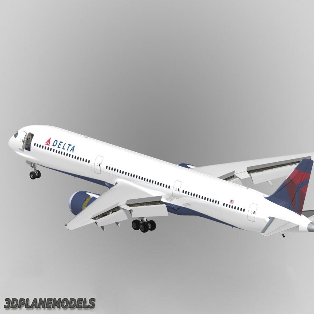 B787-10 Delta Air Lines 3d 3ds