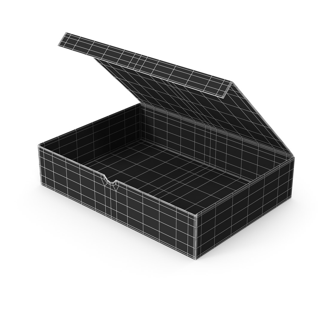 3D Box Package Opened Model - TurboSquid 1885617
