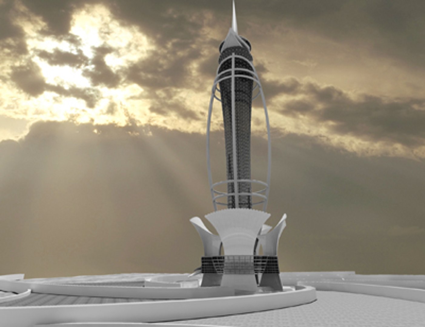 3d model tower