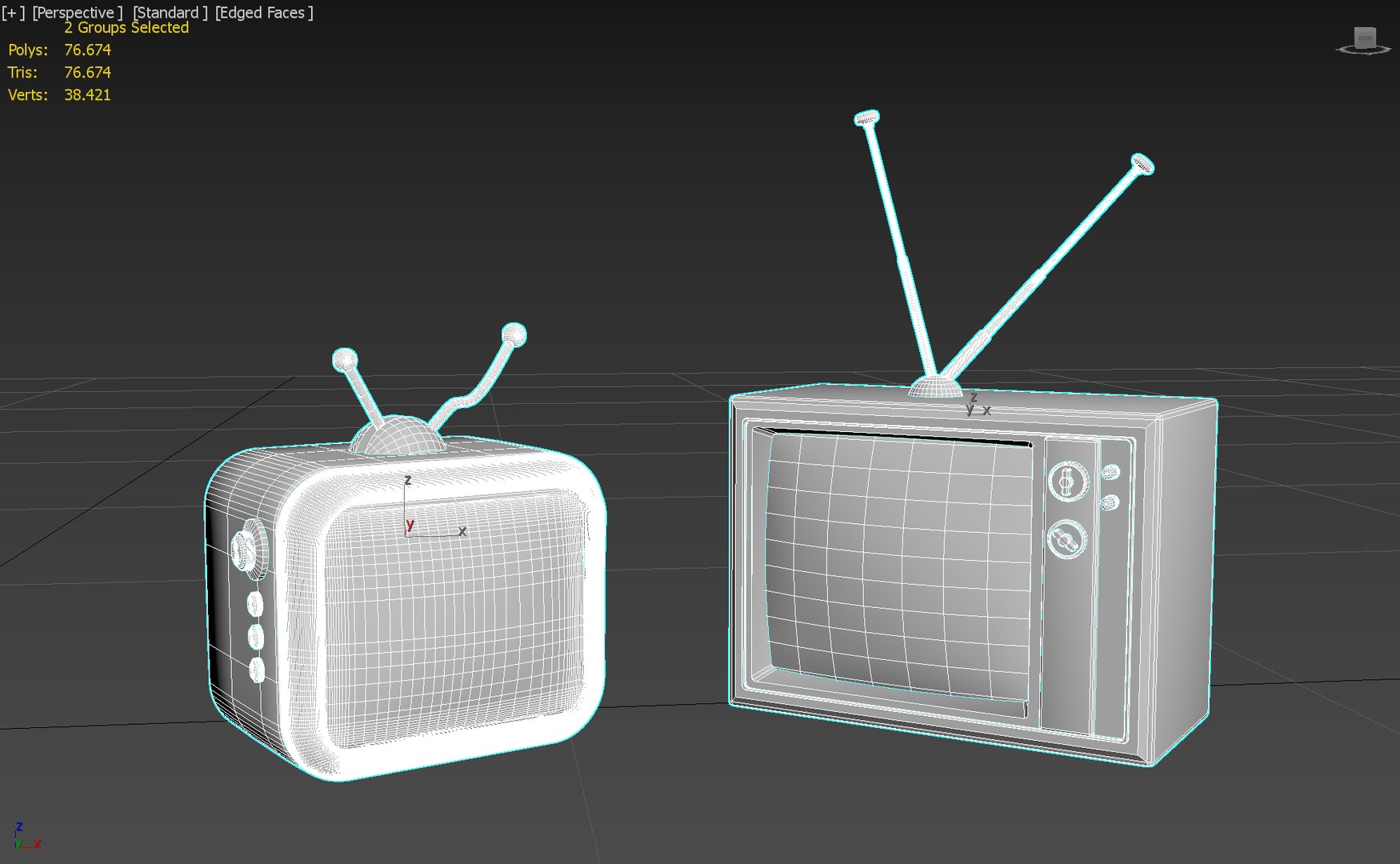 tv 3d model