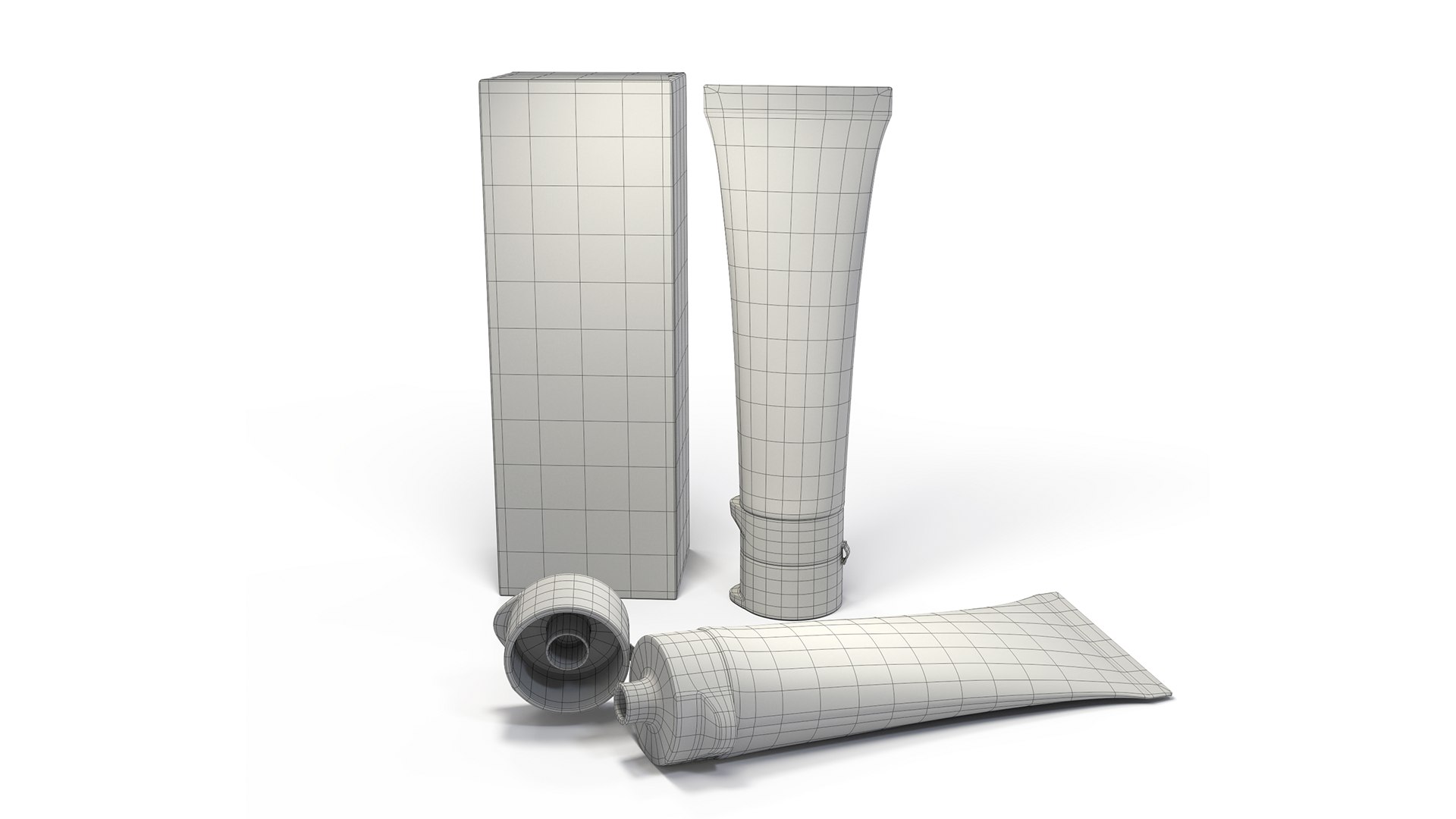 Toothpaste Tube Box 3D Model - TurboSquid 1704470