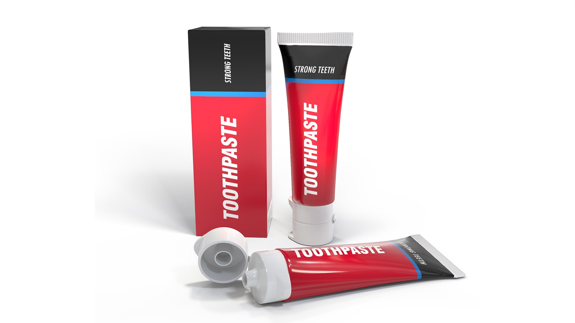 Toothpaste Tube Box 3D Model - TurboSquid 1704470