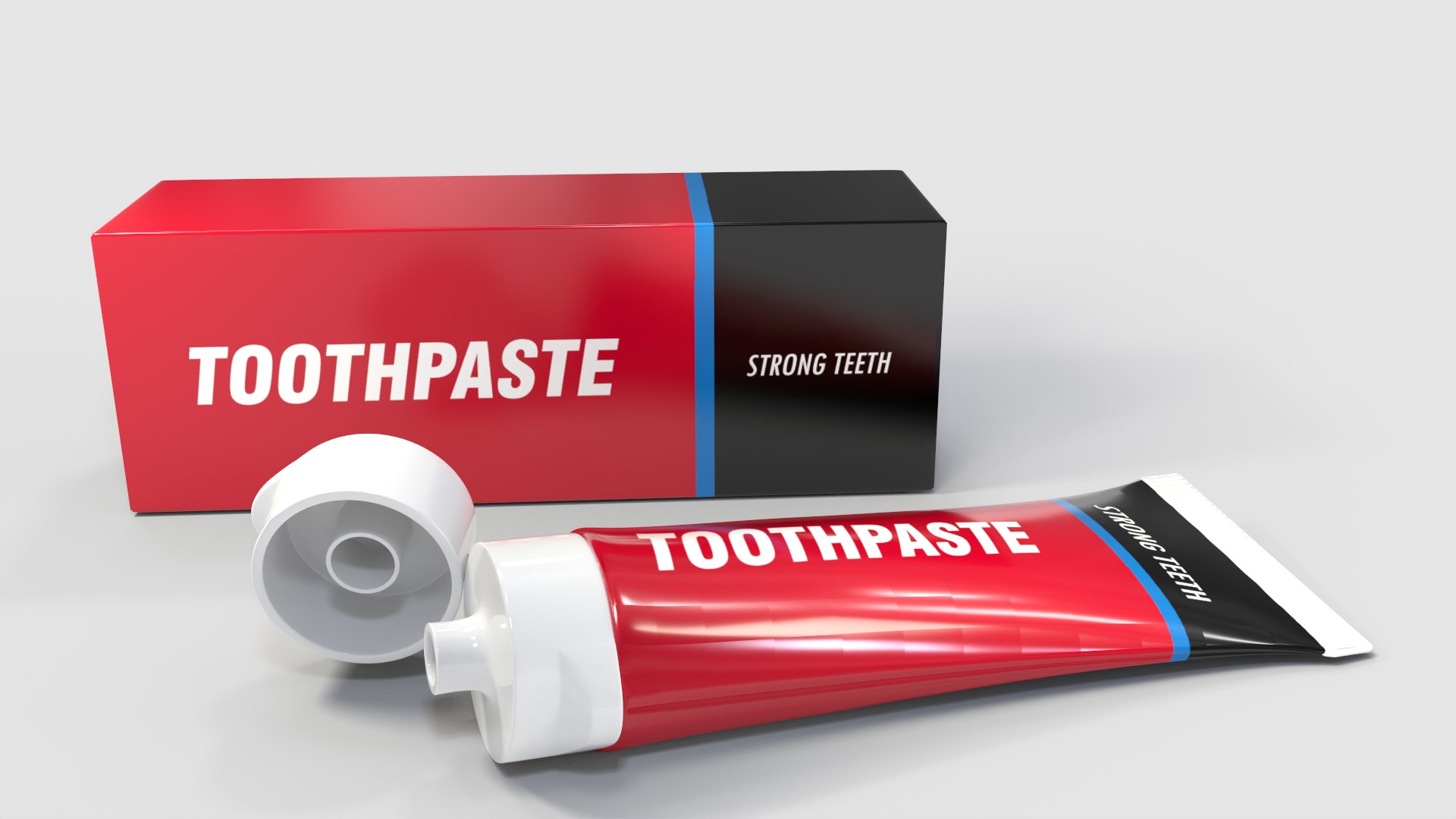 Toothpaste Tube Box 3D Model - TurboSquid 1704470