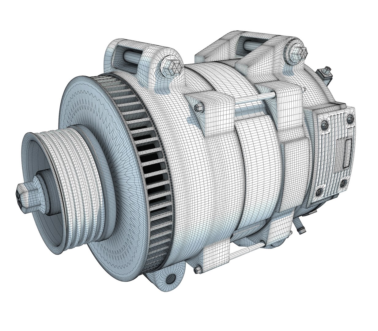 3D Engine Alternator - TurboSquid 1172585