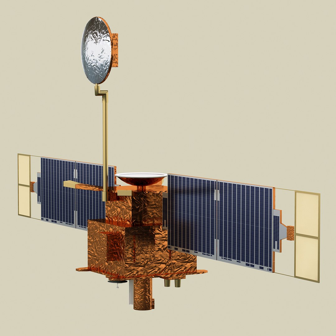 Mars Global Surveyor Satellite 3d Max