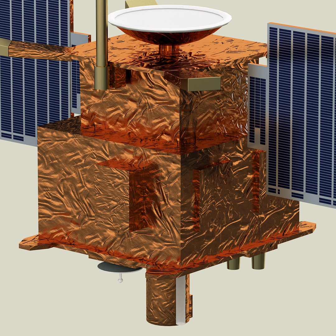 Mars Global Surveyor Satellite 3d Max