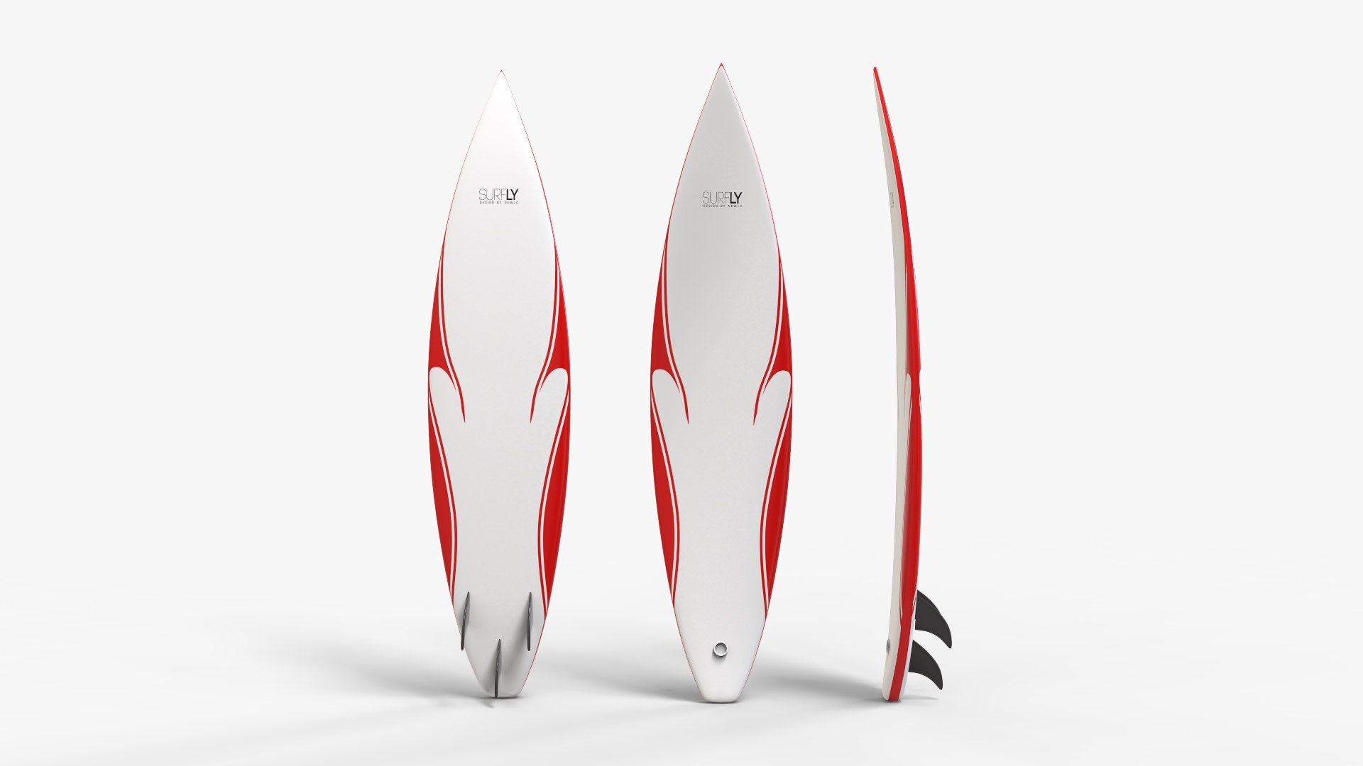3d Surfboard Model