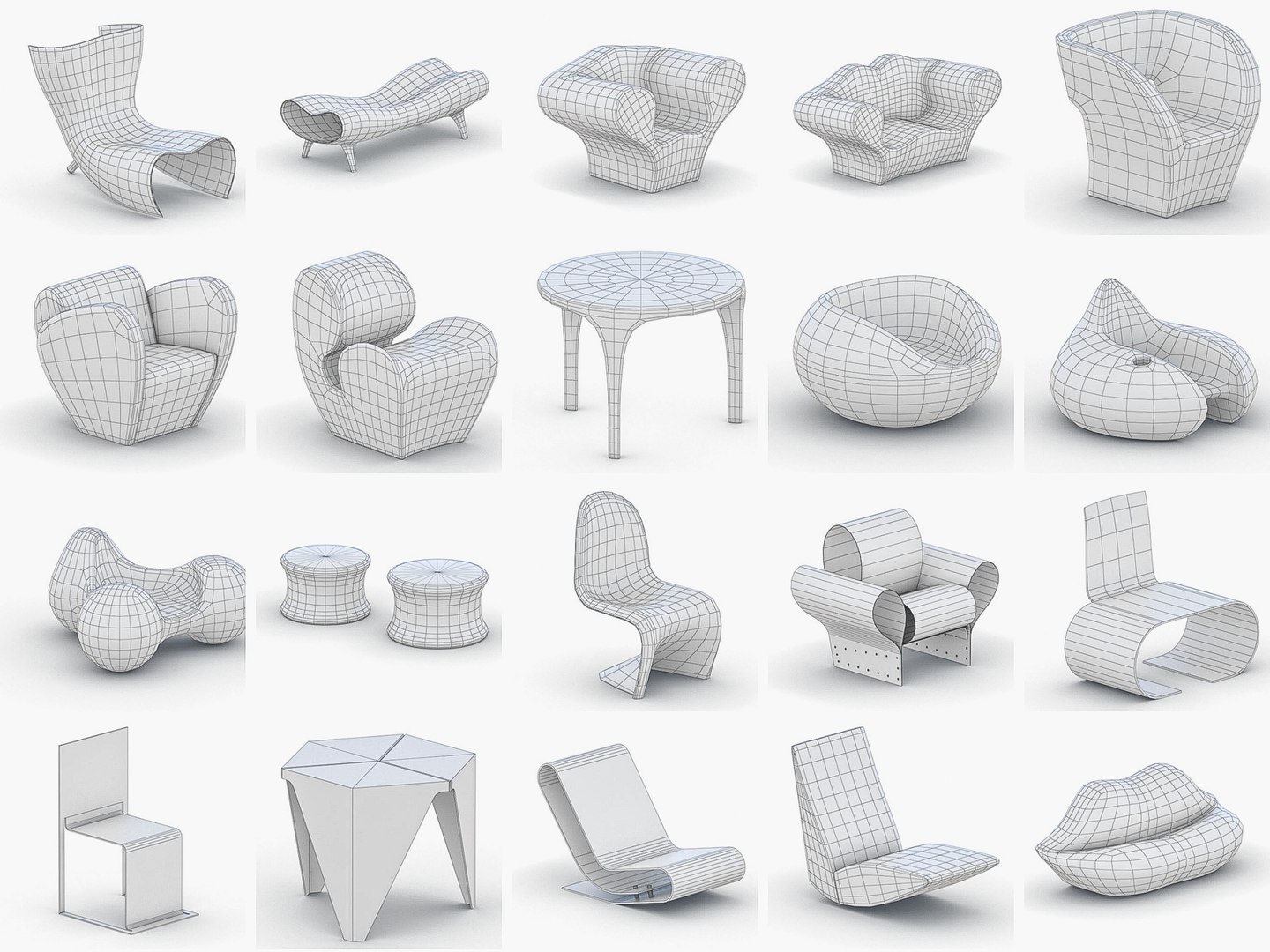 3D interior details elements - model - TurboSquid 1219409