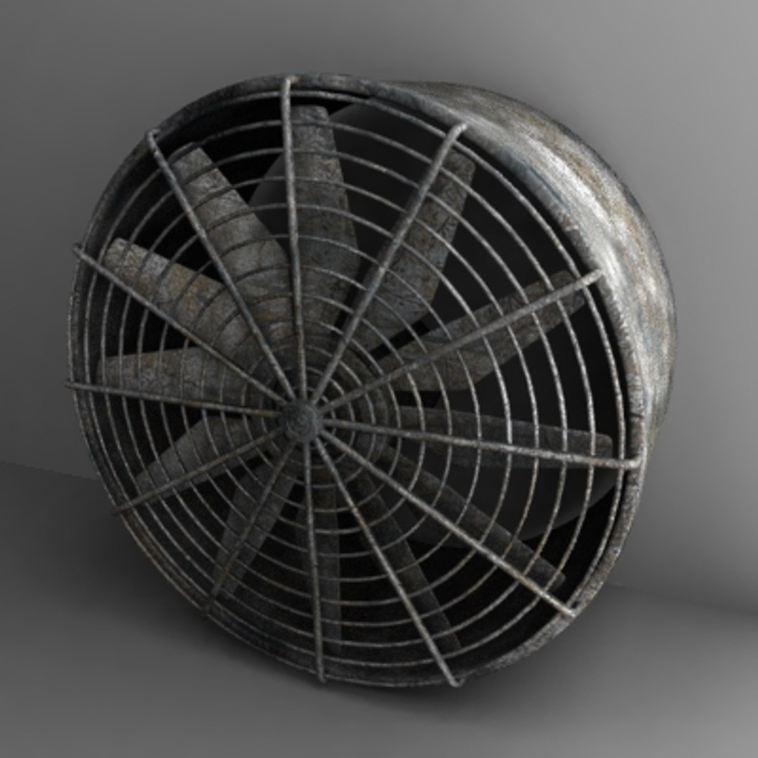 fan large 3d dxf