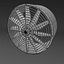 fan large 3d dxf