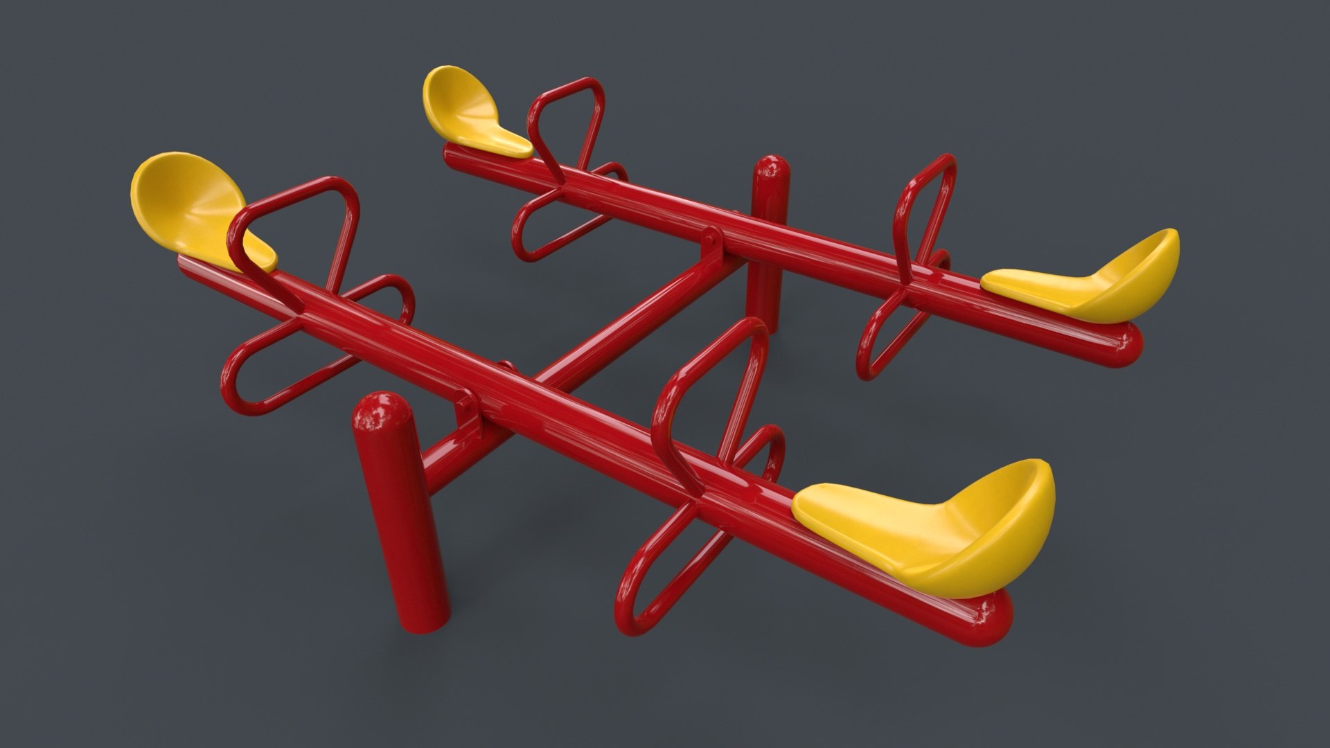 PBR Modular Outdoor See Saw Playground C 3D Model - TurboSquid 2070993