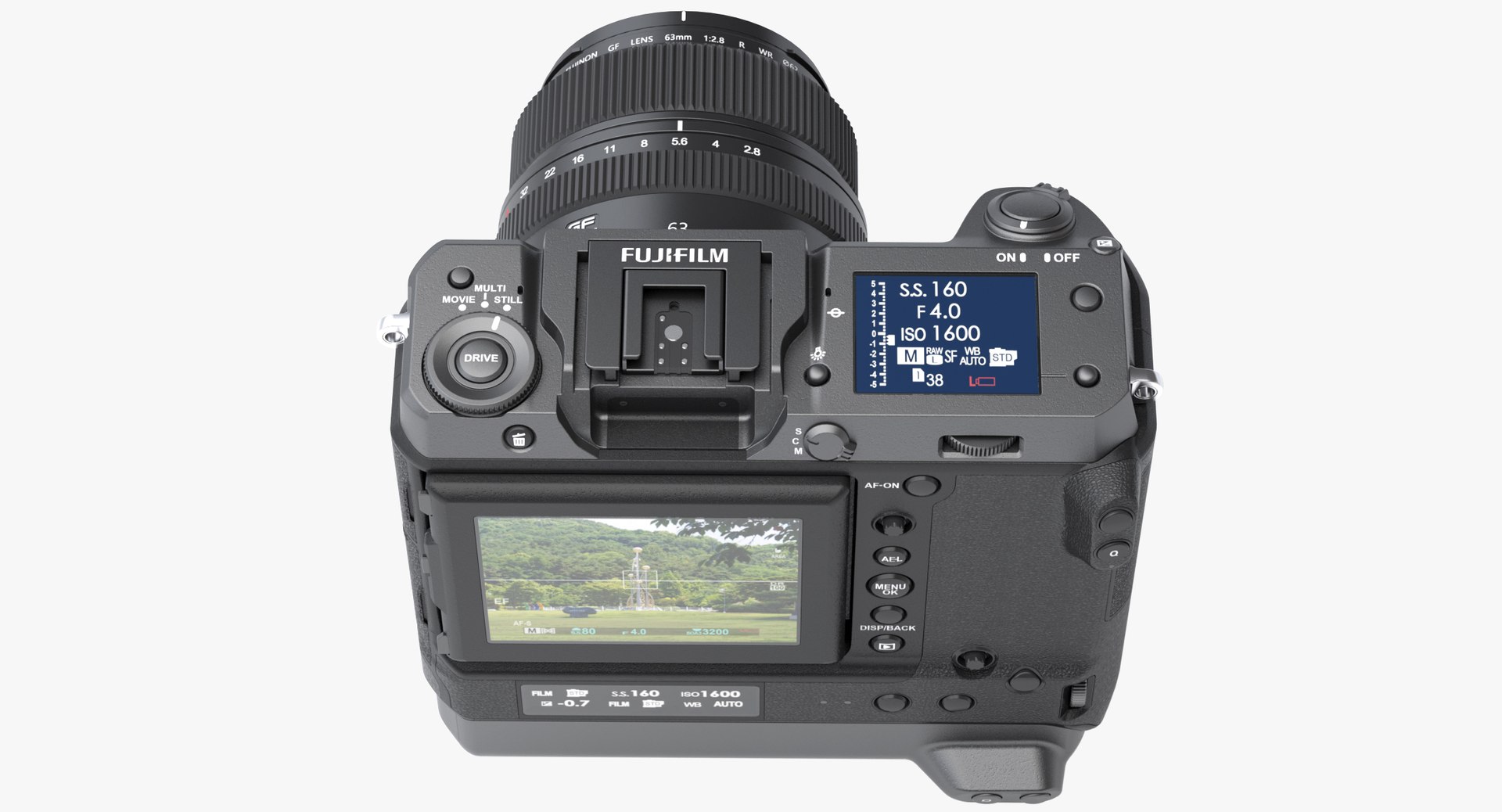 3D Model Photoreal Camera Fujifilm Gfx - TurboSquid 1428345