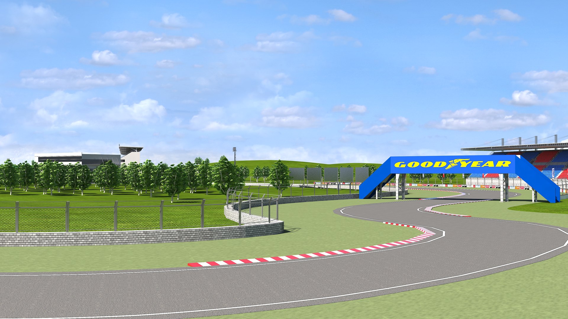 F1 Race Track 3D Model - TurboSquid 1562292