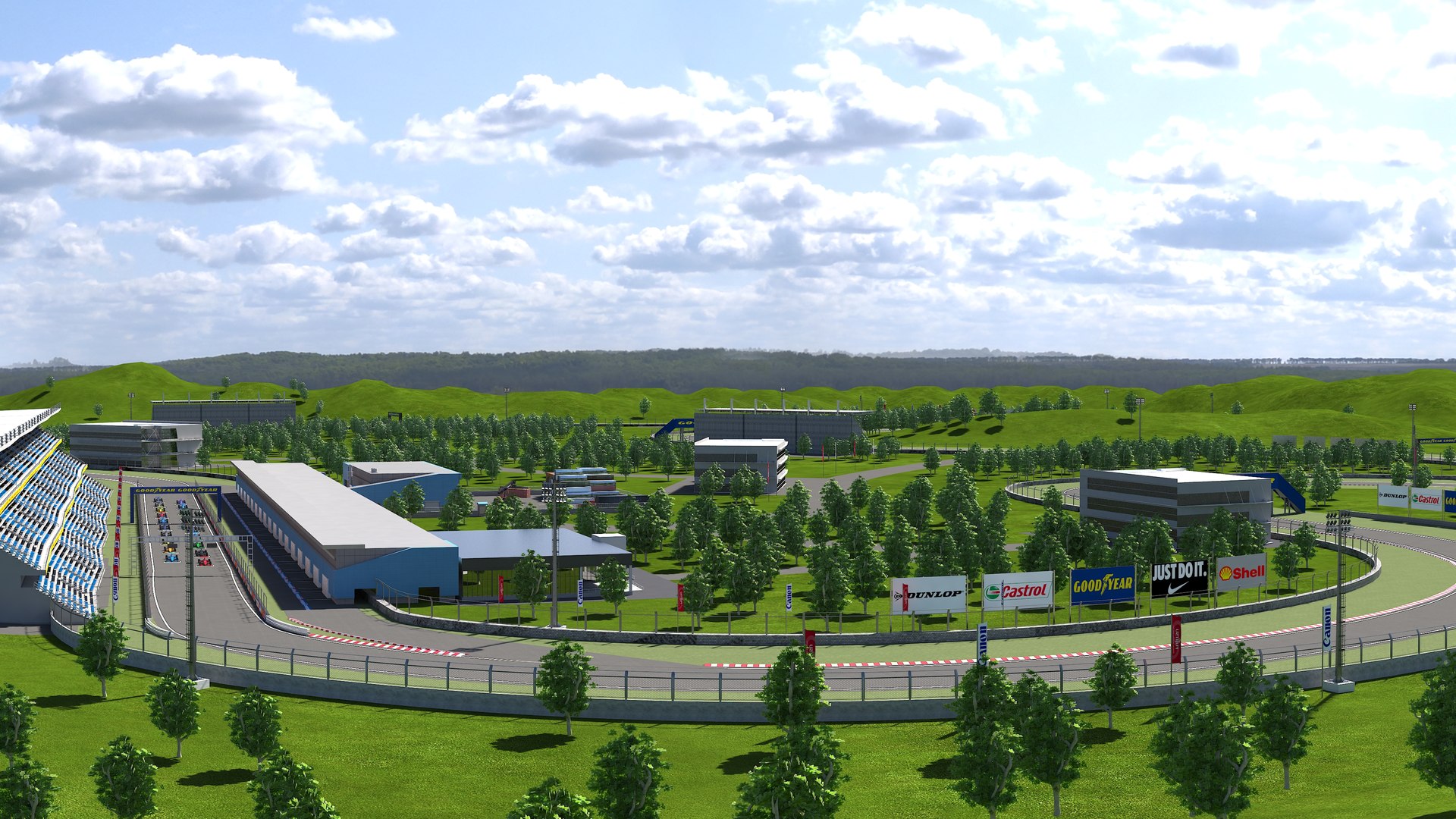 F1 Race Track 3D Model - TurboSquid 1562292