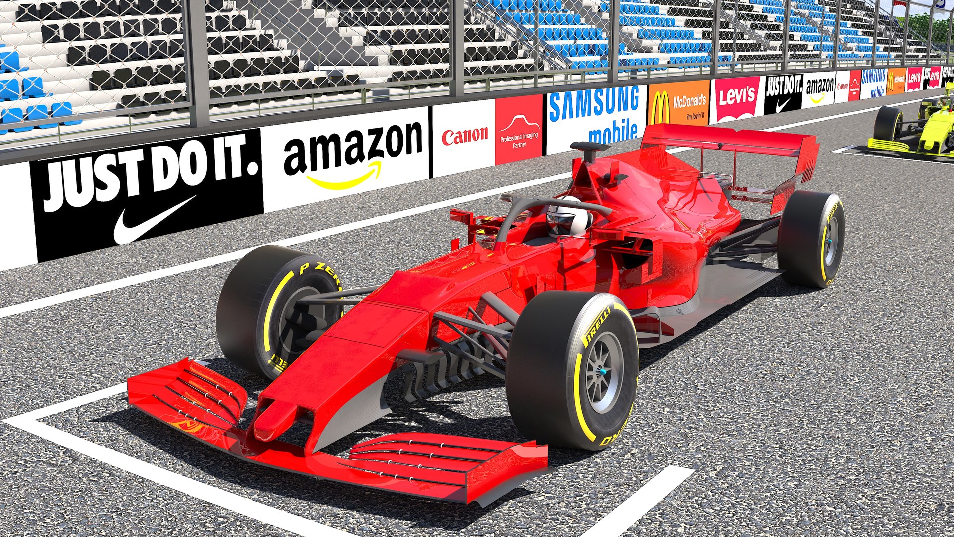 F1 Race Track 3D Model - TurboSquid 1562292