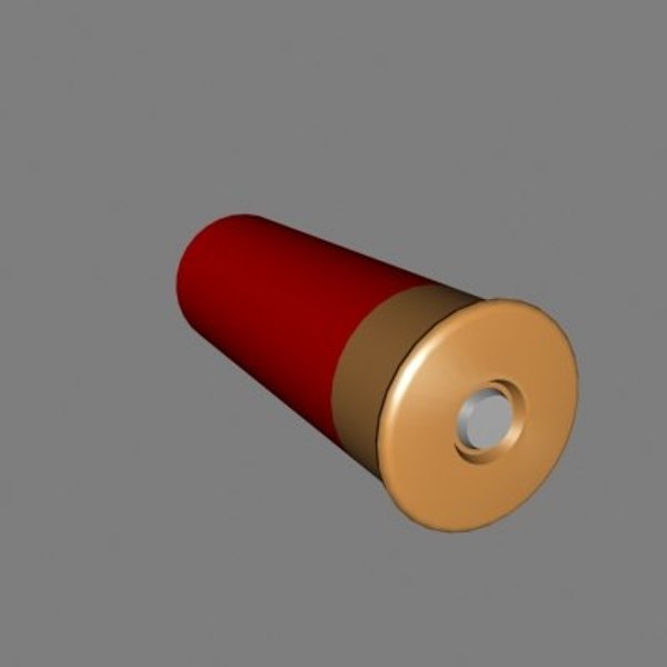 shotgun shell 3d model