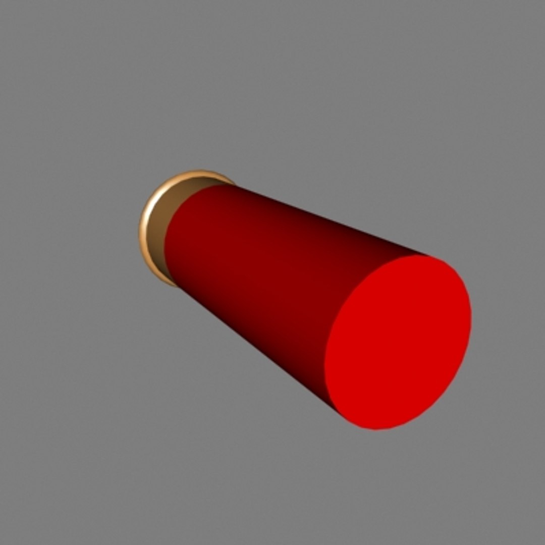 Shotgun Shell 3d Model