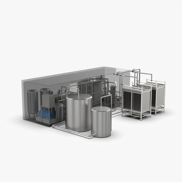 3D MBR Sewage Integrated Treatment System - TurboSquid 2009475