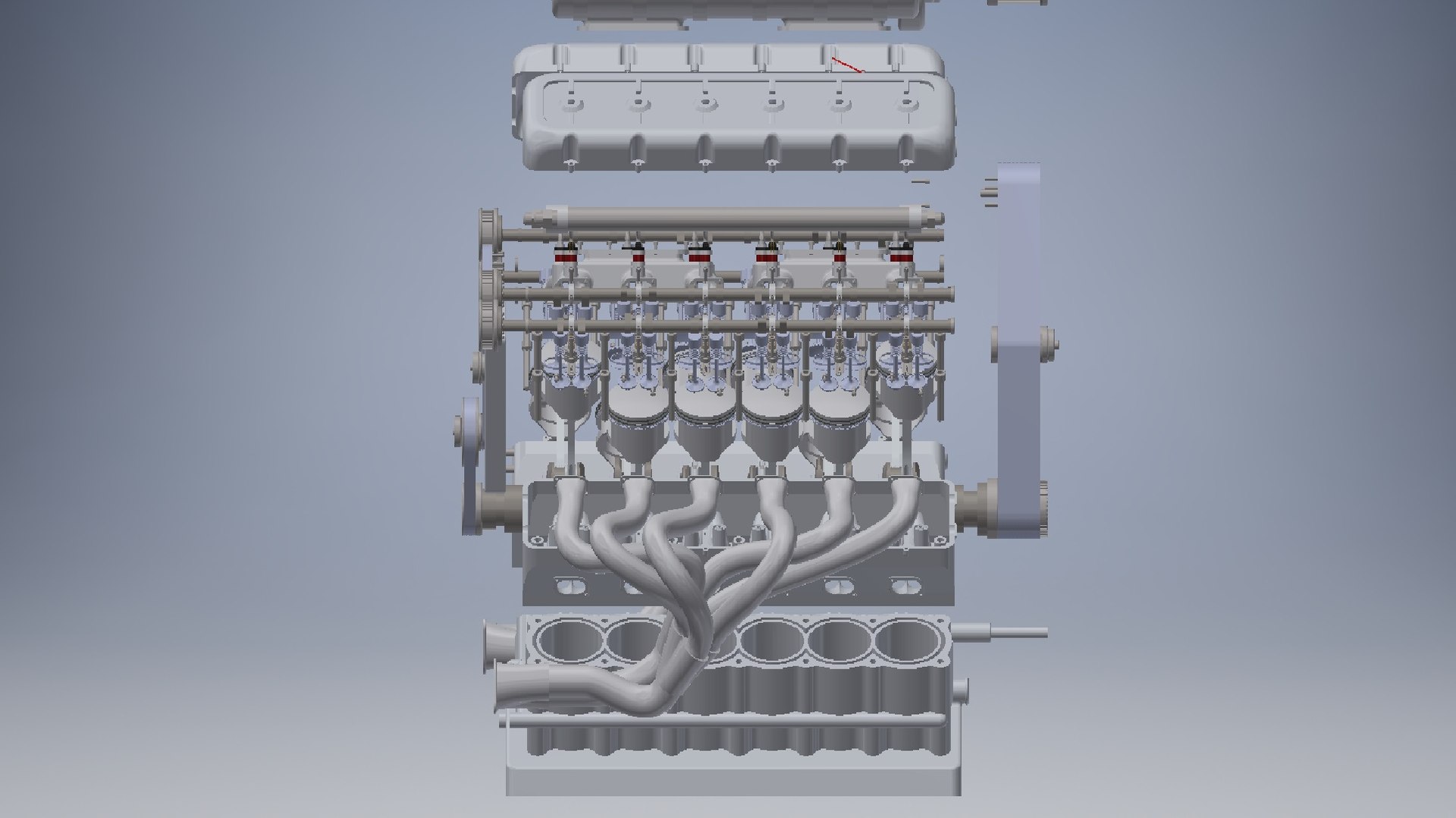 3D V12 Turbocompressor Engine - TurboSquid 2319262